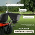 Field Tuff 12V Pull Behind Lawn Tractor 80lb Capacity - Tow Spreader ...