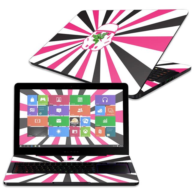 MightySkins RABLPR17-Pink Star Rays Skin for 17 in. Razer Blade Pro ...