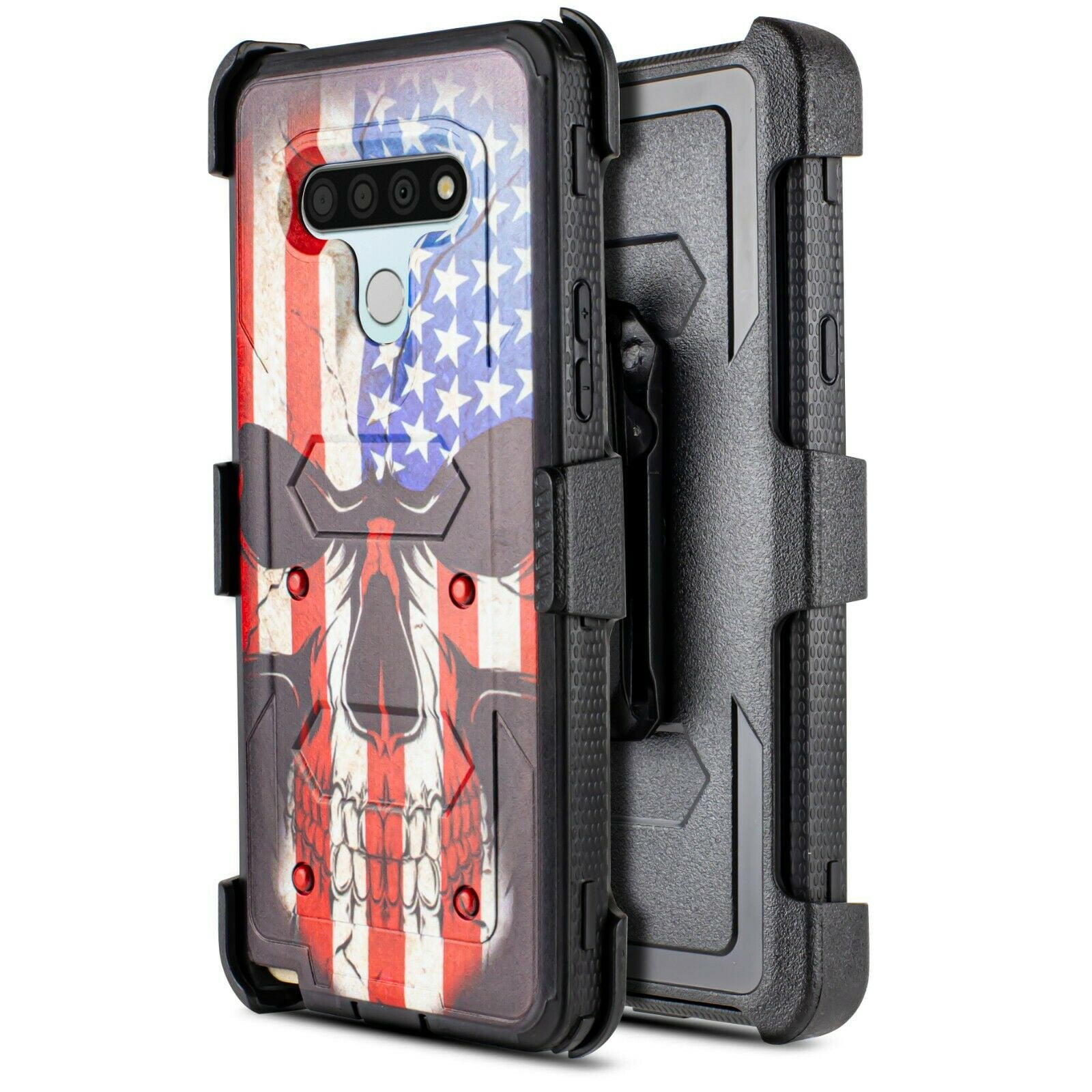 for LG Stylo 6 Case Phone Case Dual Layer Full-Body Rugged Clear Back ...