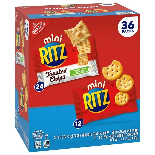 Nabisco Mini RITZ Variety Pack (36 Pack) - Walmart.com