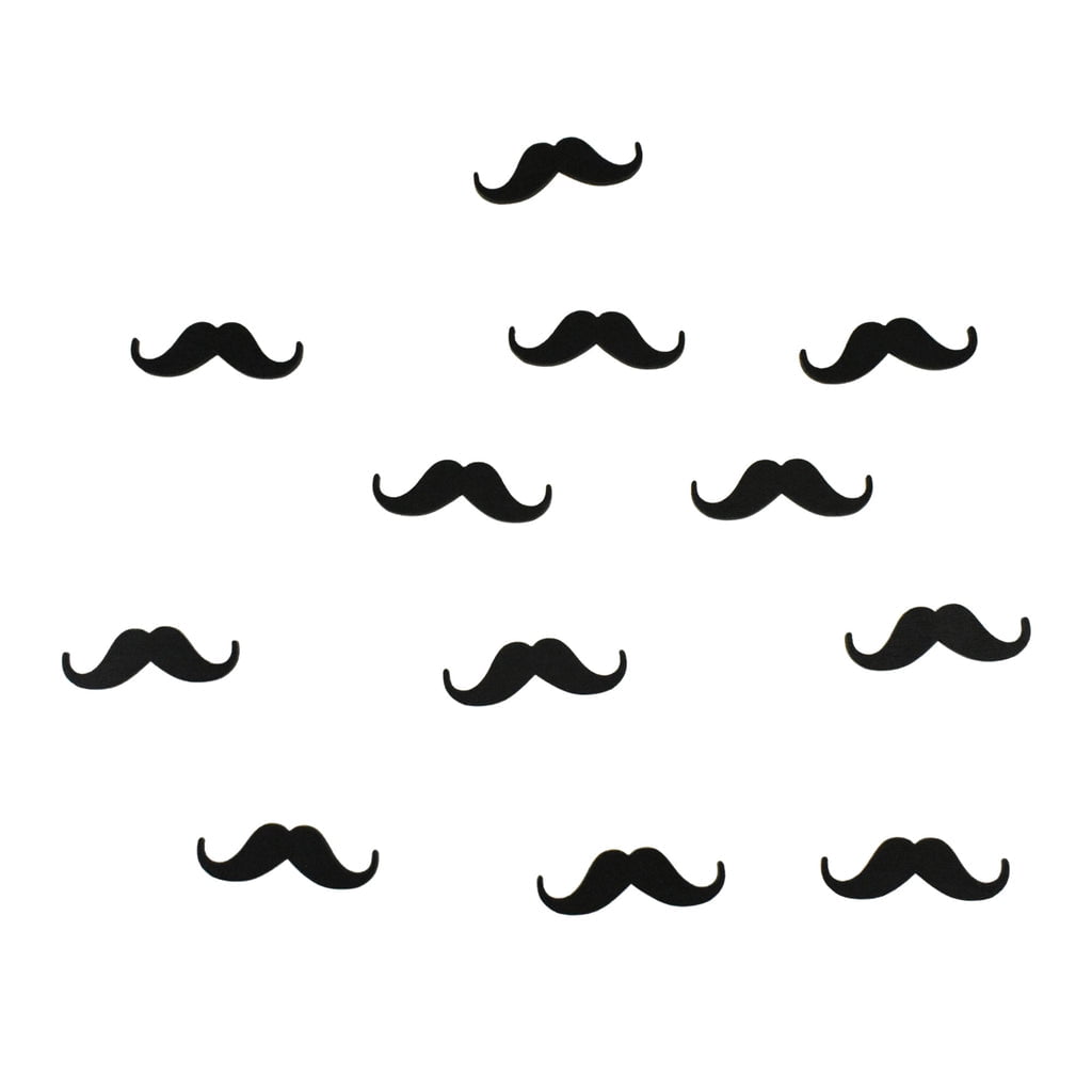 Mini Mustache Wooden Party Favors, 1-3/4-Inch, 12-Count - Walmart.com