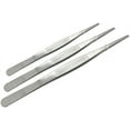 Adecco LLC Stainless Steel Tongs tweezer with precision serrated tips ...