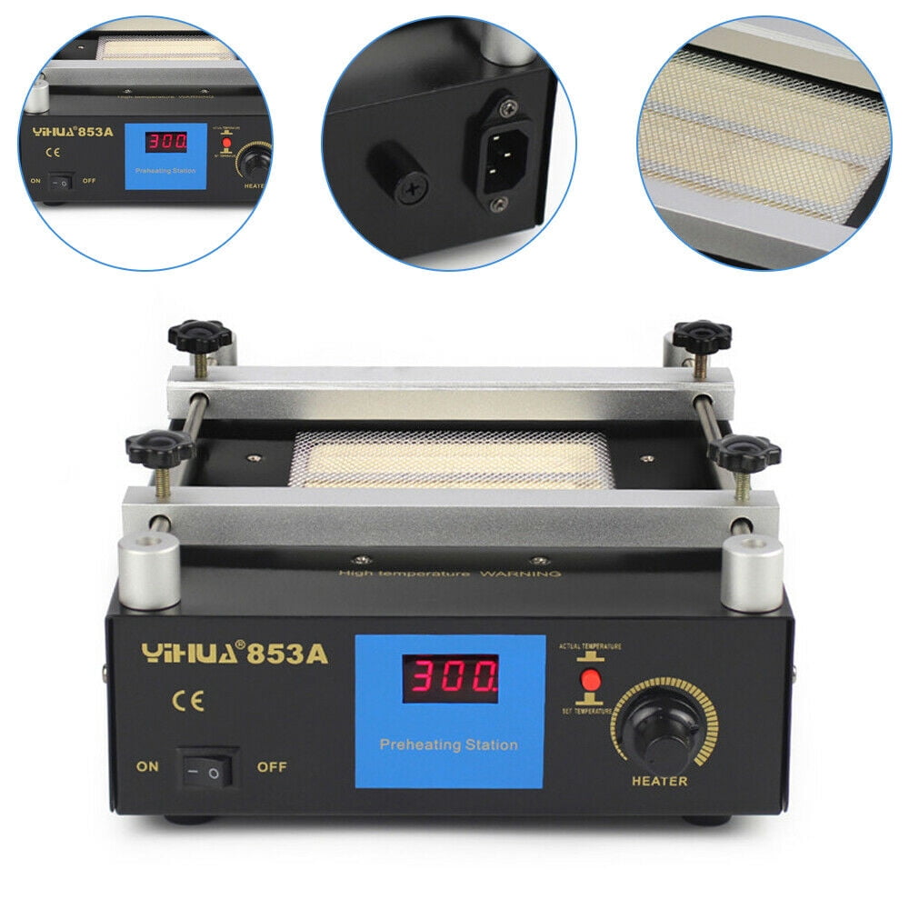 450 W Digital BGA IR Infrared Preheating Rework Station Soldering ...