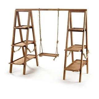 Sprightly Double 3 Tier Display Stand, Swing Dishes, Party Dessert Food ...