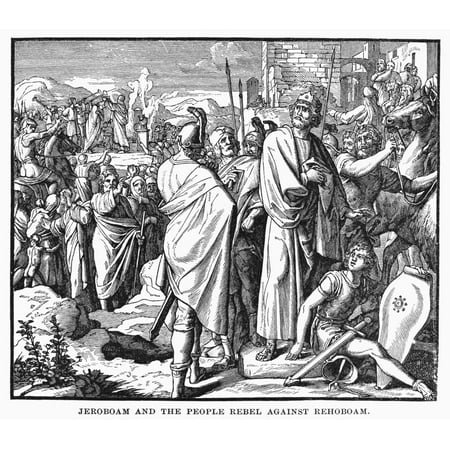 Bible: Jeroboam. /Njeroboam And The People Rebel Against Rehoboam, King ...