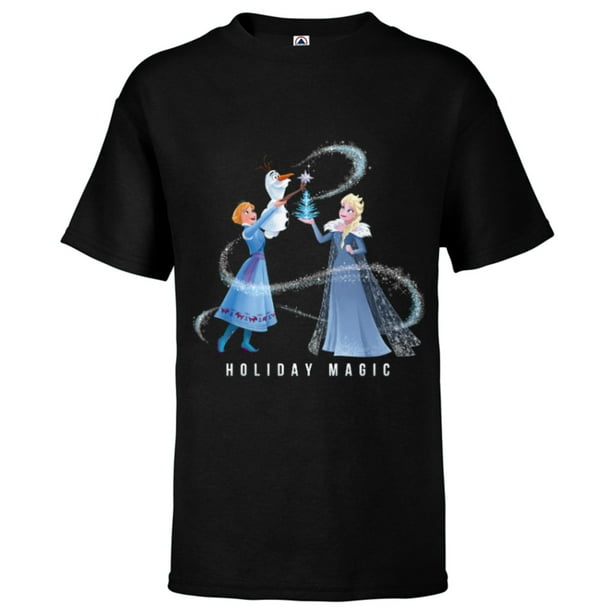 Disney Frozen Elsa Anna & Olaf Holiday Magic - Short Sleeve T-Shirt for ...