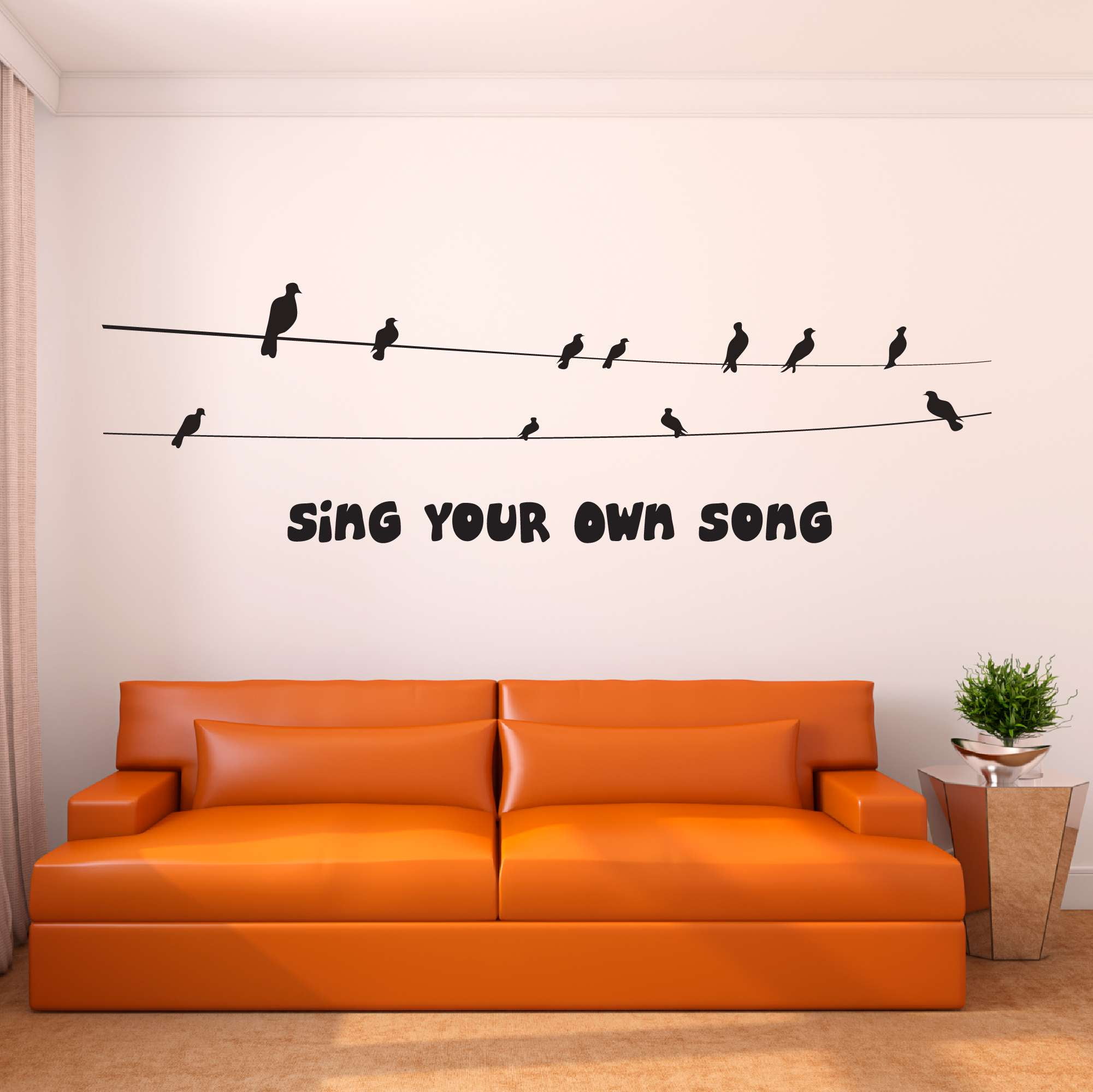Children Sing your own Song Cute Quotes & Sayings Wall Decal Decoration ...