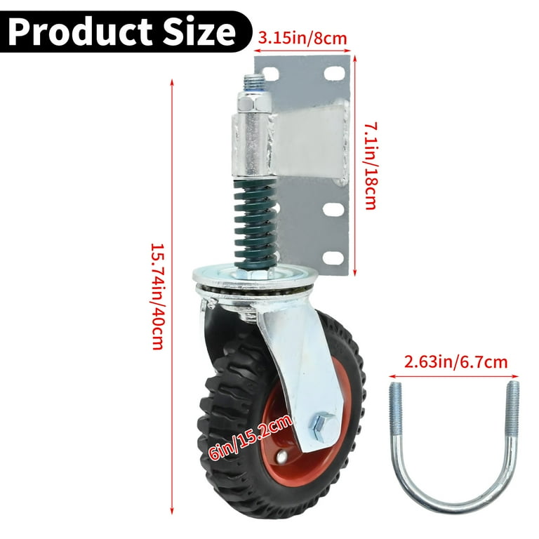 Heavy Duty Caster Wheels Heavy Duty Gate Casters 6 Inch Heavy Duty Gate ...
