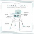Dream On Me Portable 2-in-1 Table Talk Baby High Chair, Convertible ...