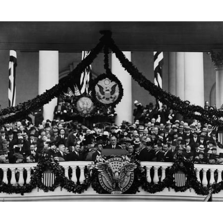 Fdr Presidency. Us President Franklin Delano Roosevelt Delivering His ...