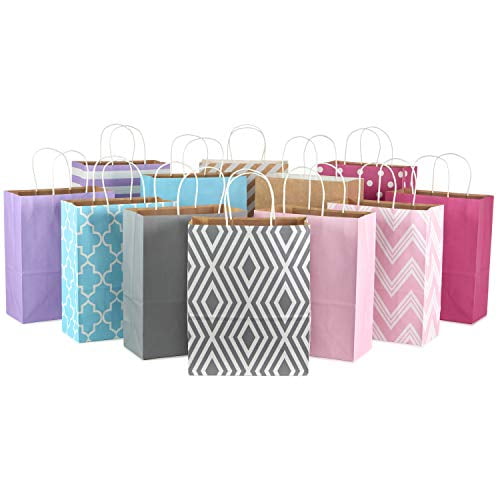 Hallmark Large Paper Gift Bag Assortment, Pastels (Pack of 12) - Walmart.ca