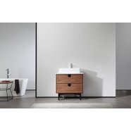 Colmar 36" Whitewash Oak Freestanding Bathroom Vanity - Walmart.com