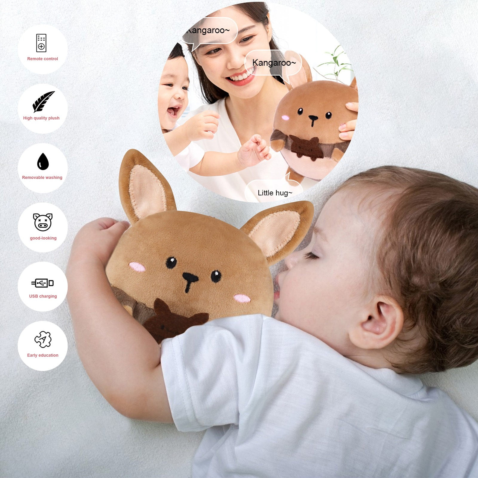 Toy for Kids USB Charging Bouncing Ball Bouncing Ball Talking Baby ...