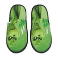 Cute Grin-ch House Cotton Slippers Slip-on Indoor Memory Foam House ...