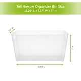 Kenney Storage Made Simple Organizer Bin - Clear Plastic - Walmart.com