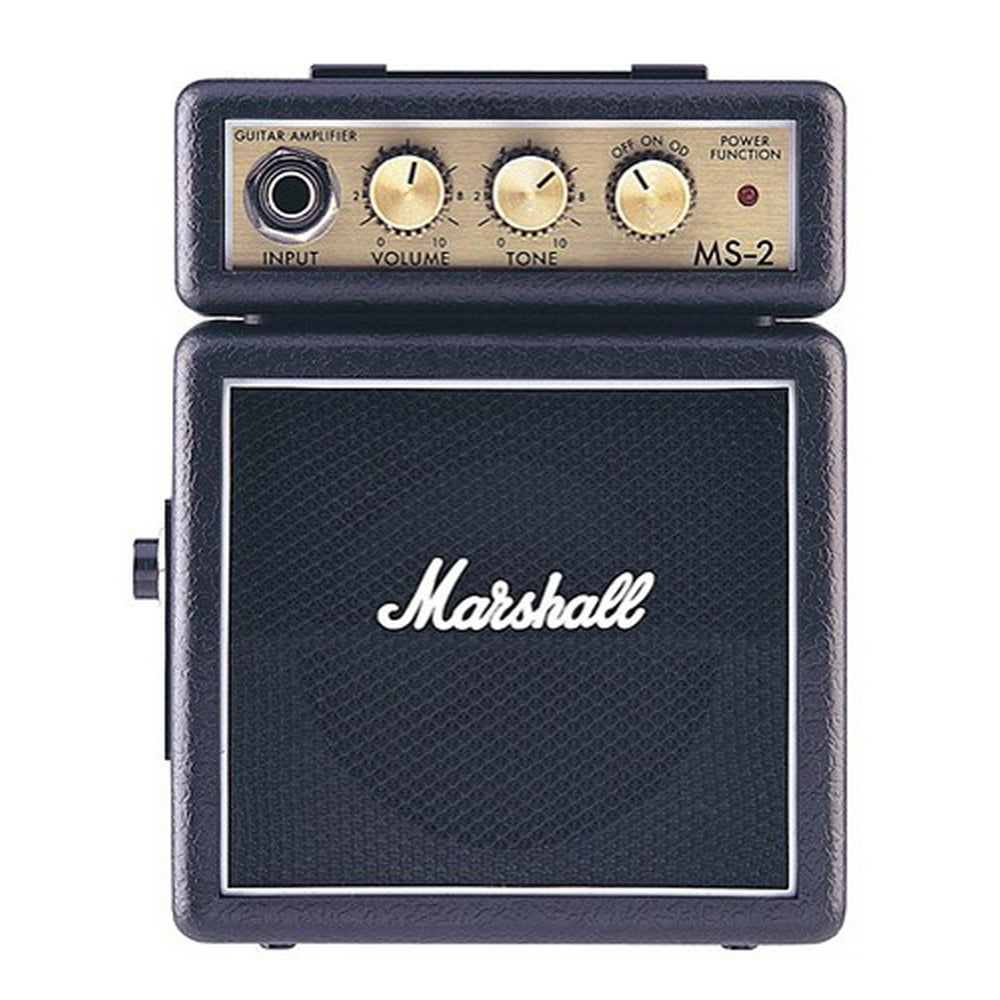 Marshall MS-2 Mini Guitar Amplifier (Black) - Walmart.com - Walmart.com