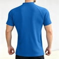 BSDJILFG Compression Shirts for Men Half Zip Gym Workout Top Moisture ...
