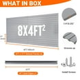 Slat Wall Paneling Garage Storage PVC Wall Panels, Slatswall Board ...