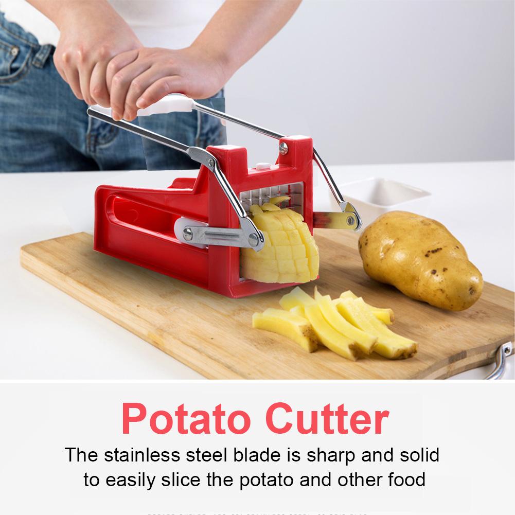 Fyearfly French Fry Cutter, Professional Potato Cutter Slicer Stainless ...