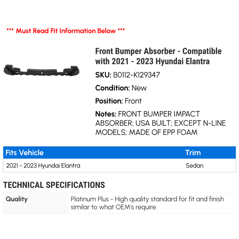 Source OEM 86511 F2AA0 FOR HYUNDAI ELANTRA 2019 Auto Car, 53% OFF