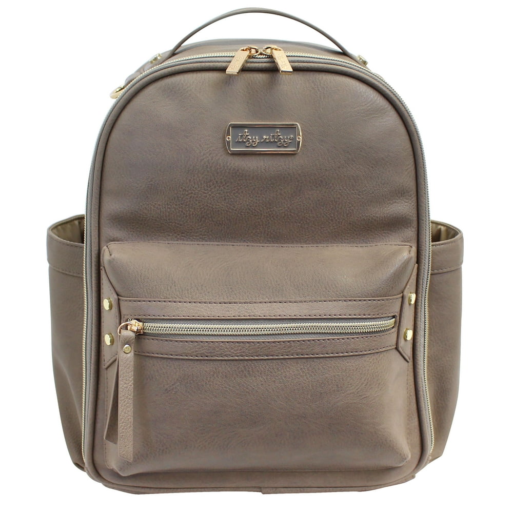 Itzy Ritzy Mini Backpack Diaper Bag, Taupe - Walmart.com - Walmart.com