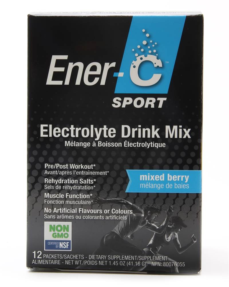 Ener-C - Electrolyte Drink Mix Mixed Berry - 12 Packet(s) | Walmart Canada