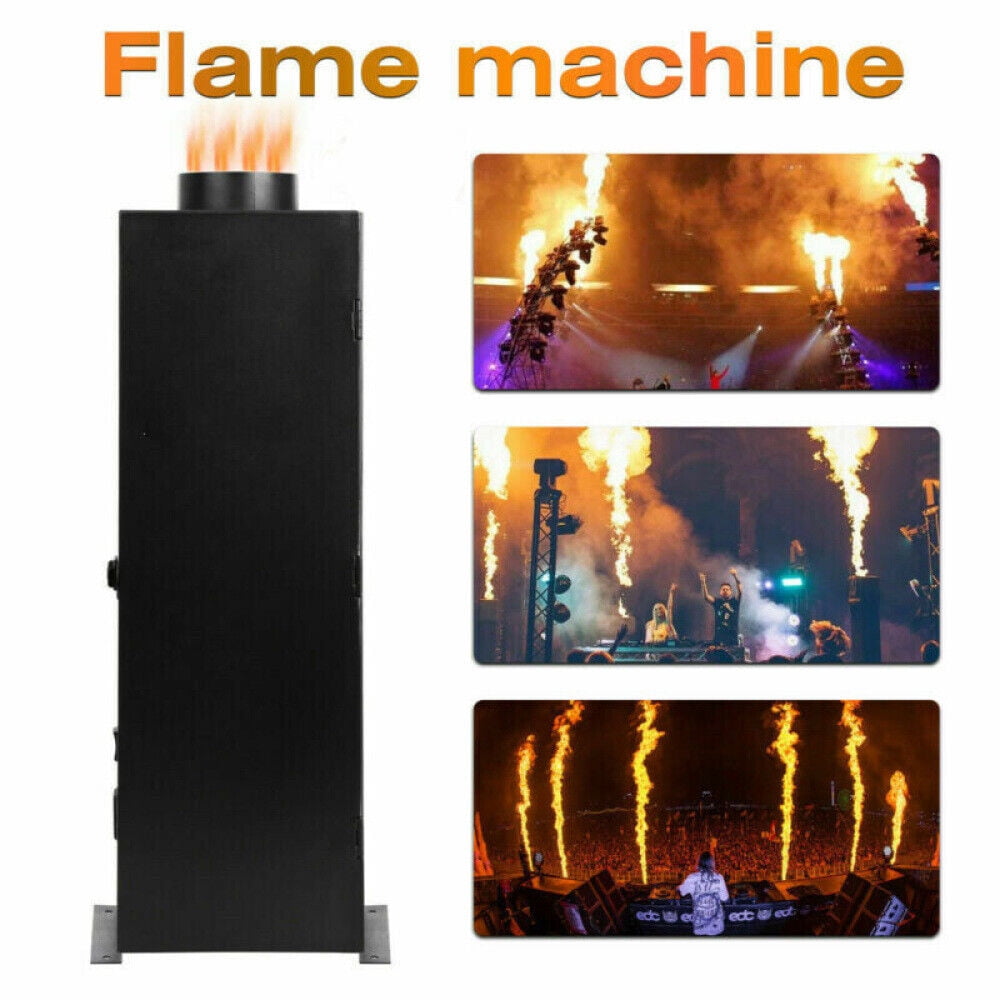 200W DMX Fire Thrower Stage Flame Effect Projector Machine Disco DJ ...