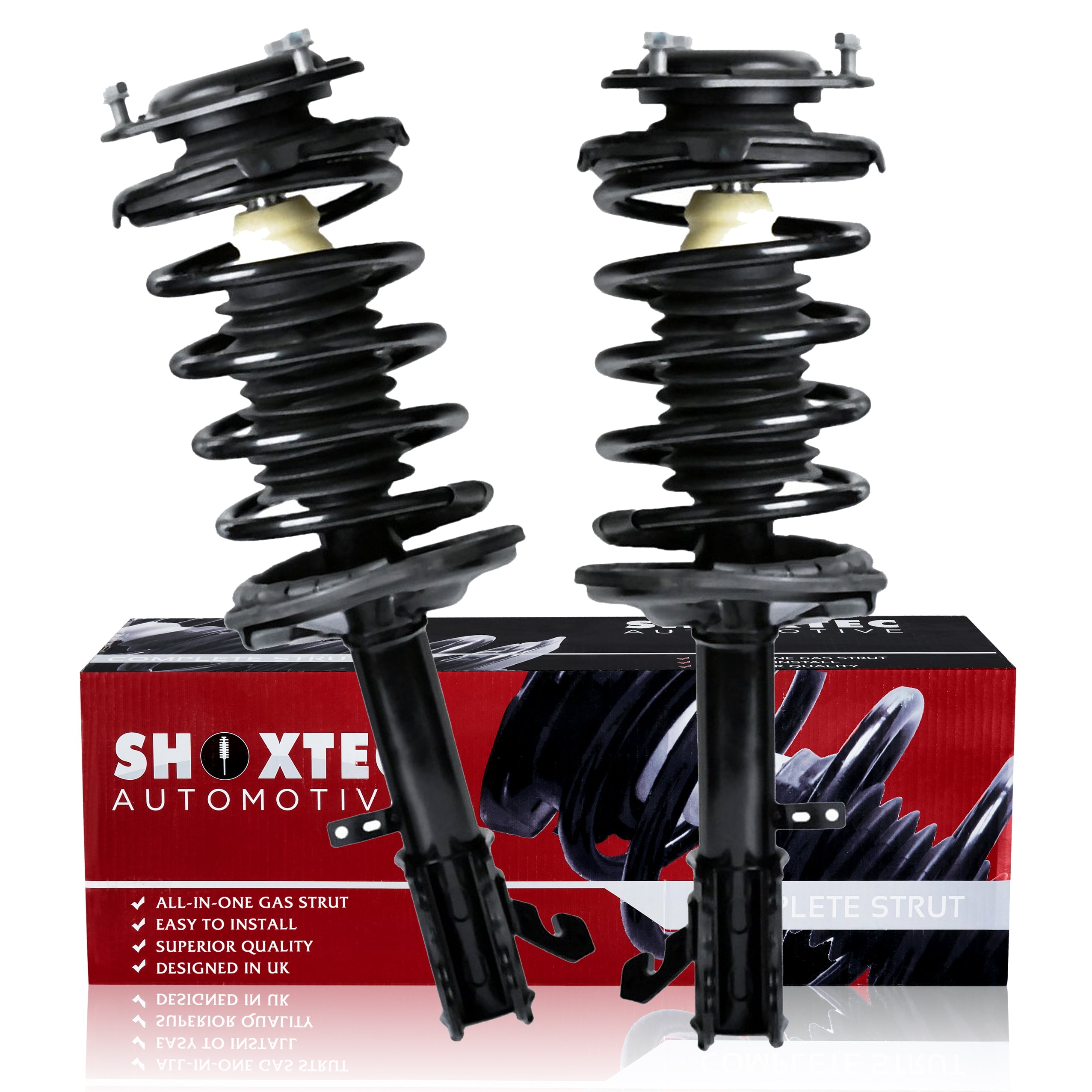 Shoxtec Front Complete Struts Assembly Fits 1993 1997 Geo Prizm Coil