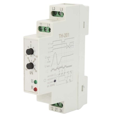 AVEKI 380V TH-201 Power Protection Relay Three Phase Sequence Control ...
