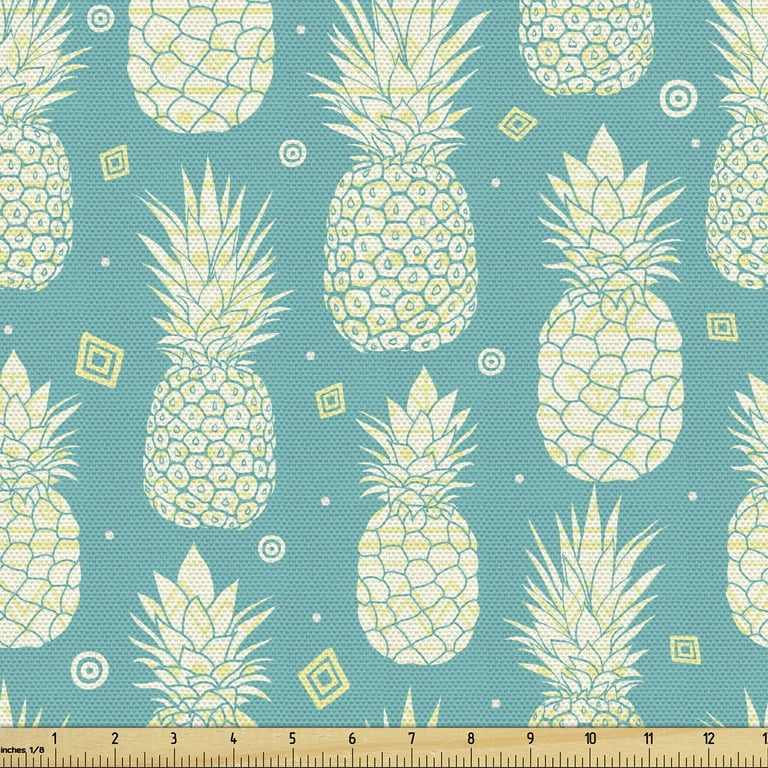 Pineapple Print Fabric