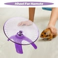 BESTYASH Purple Hamster Wheel for Gerbils Hedgehogs and Small Pets with ...