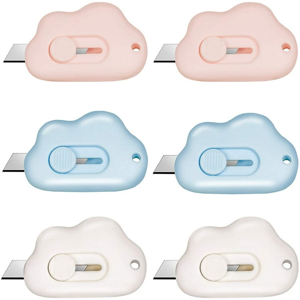 Mini Retractable Utility Knife Box Cutter Letter Opener Pocket Knives ...