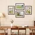 A4 Picture Frame Set of 2, Brown Photo Frame with HD Plexiglass ...