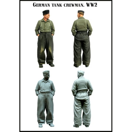 Evolution Miniatures 1:35 WWII German Tank Crewman Resin Figure Kit #EM ...
