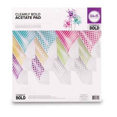 We R Memory Keepers Paper Pad Acetate Sheets 12X12 12Pk - Walmart.com