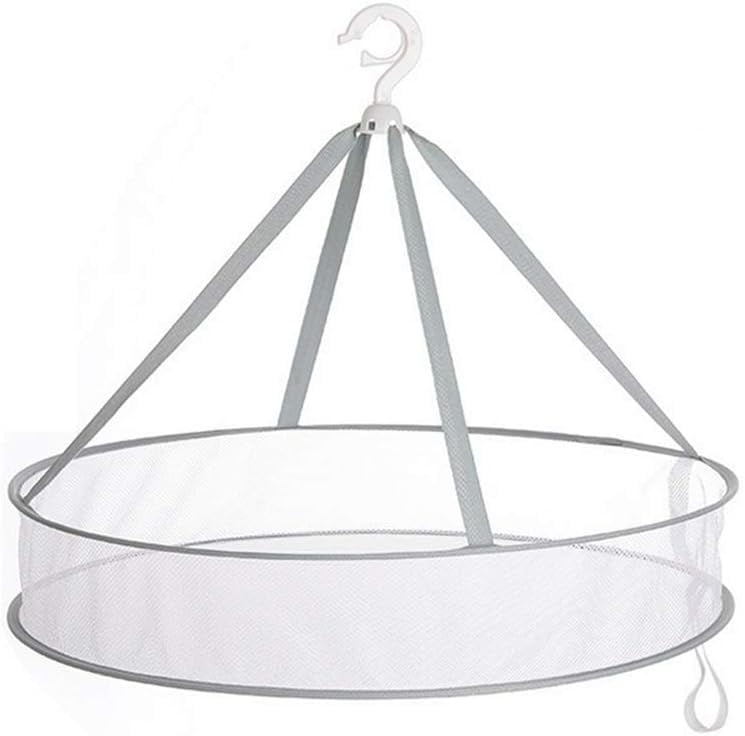 Fymlhomi Mesh Clothes Hanging Dryer Foldable Sweater Drying Basket ...