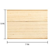 On the Surface Wood Rectangle Recipe Box with Recipe Cards, Paint Your ...