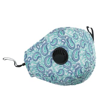 Reusable Fashion Cloth Face Mask with Adjustable Straps, Black ...