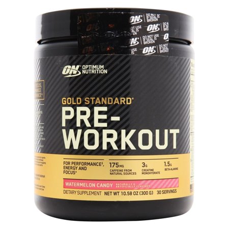 Optimum Nutrition - Gold Standard Pre-Workout Powder Watermelon Candy ...