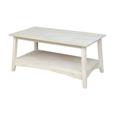 International Concepts Java Coffee Table Unfinished - Walmart.com