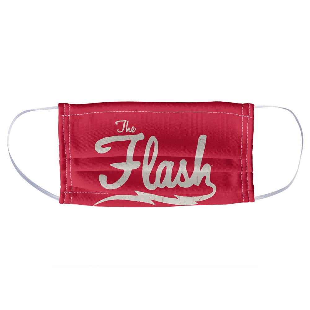 The Flash Old School Flash 1-Ply Reusable Face Mask Covering, Unisex ...