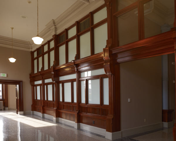Print: Interior Lobby, Federal Building And U.S. Courthouse, Port Huron ...