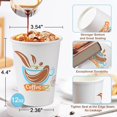 180 Pack 12 oz Disposable Paper Coffee Cups, Leakproof Hot and Cold ...