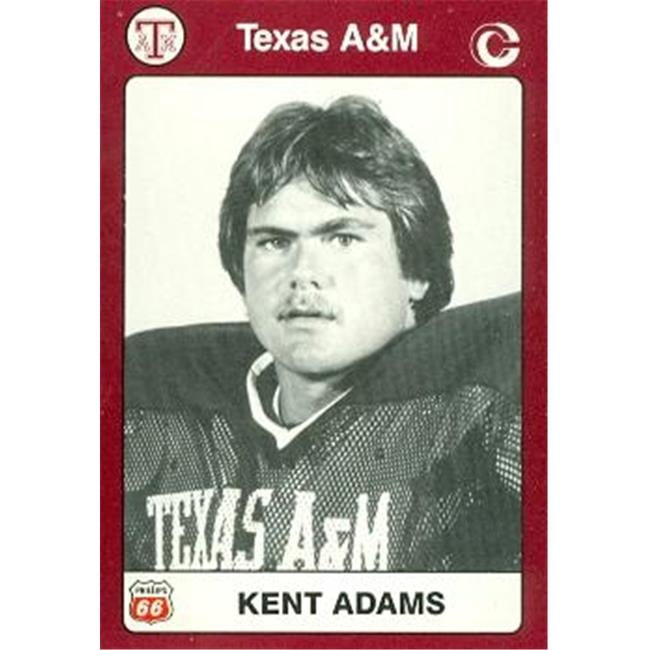 Kent Adams Football Card (Texas A&M) 1991 Collegiate Collection No.51 ...