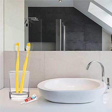 100 Set Disposable Toothbrushes with Toothpaste Set Portable Tooth ...