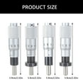 Precisions Flat finger cot Micrometers Head Metal Measuring Device 0 to ...