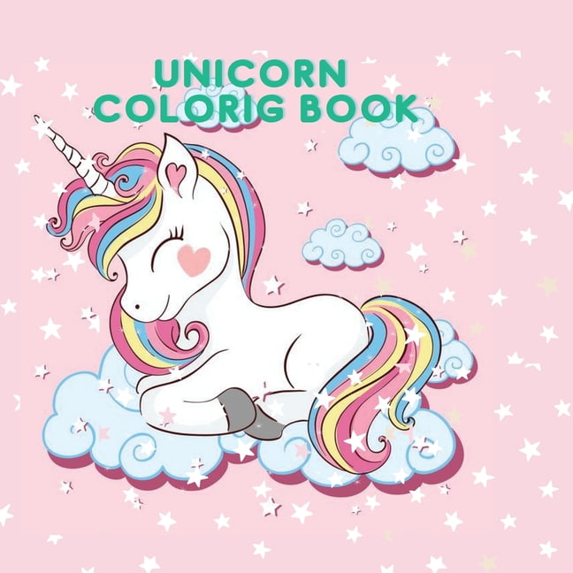Unicorn Coloring Book (Paperback) - Walmart.com