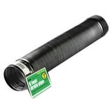 Flex-Drain Professional Grade 4'' x 8' Solid Drainage Pipe, Flexible ...