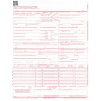 TOPS CMS-15000 Health Insurance Claim Forms, 250 Pack - Walmart.com