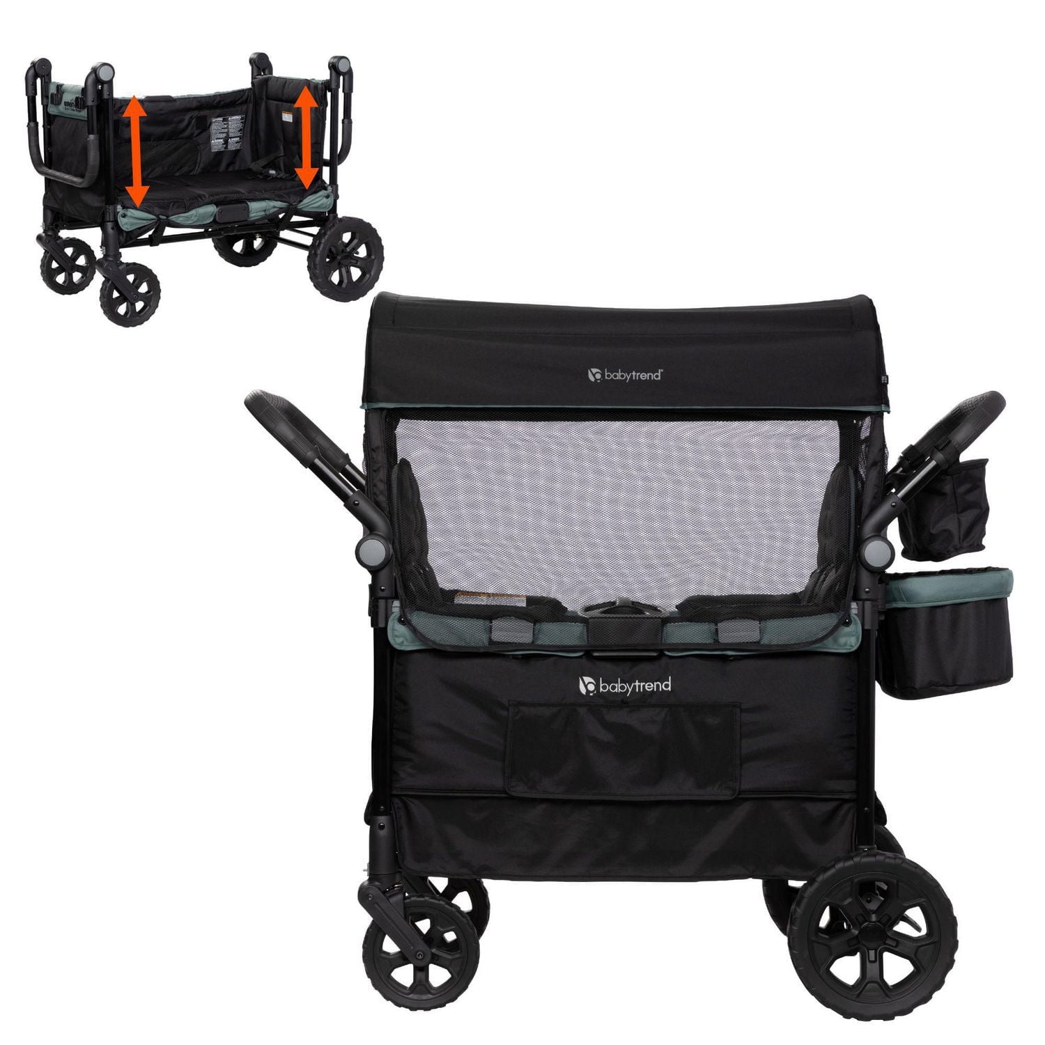 Baby Trend Quest PLUS 2-in-1 Stroller Wagon for infants to toddlers ...